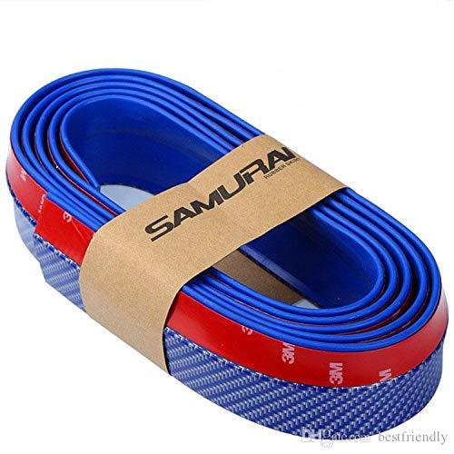 Samurai Body Kit Bumber Lip for All Cars In Carbon Blue Colour – Automaze