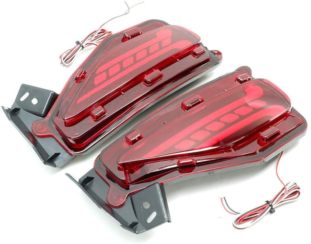 Rear Bumper LED Reflector Brake Light For Fortuner 2016-2018 2 pc set ...