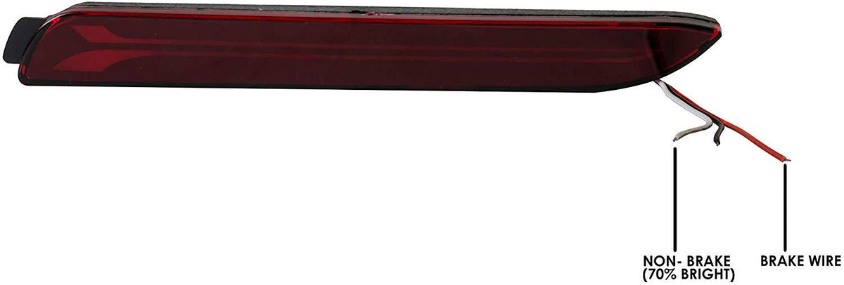 Rear Bumper LED Reflector Brake Light For Toyota Innova – Automaze