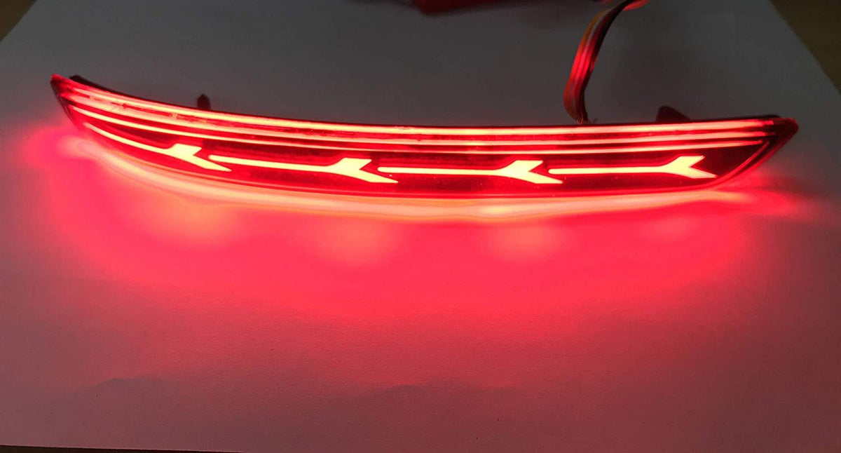 Rear Bumper LED Matrix Reflector Brake Light For Innova Crysta 2016 ...