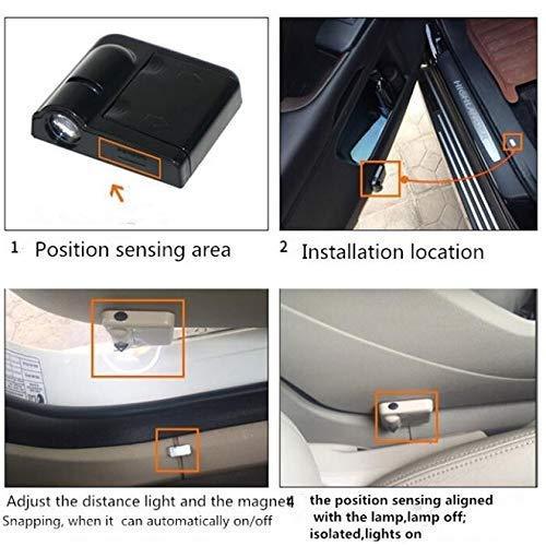 Wireless Car Welcome Logo Shadow Projector Ghost Lights Kit For Jeep ...